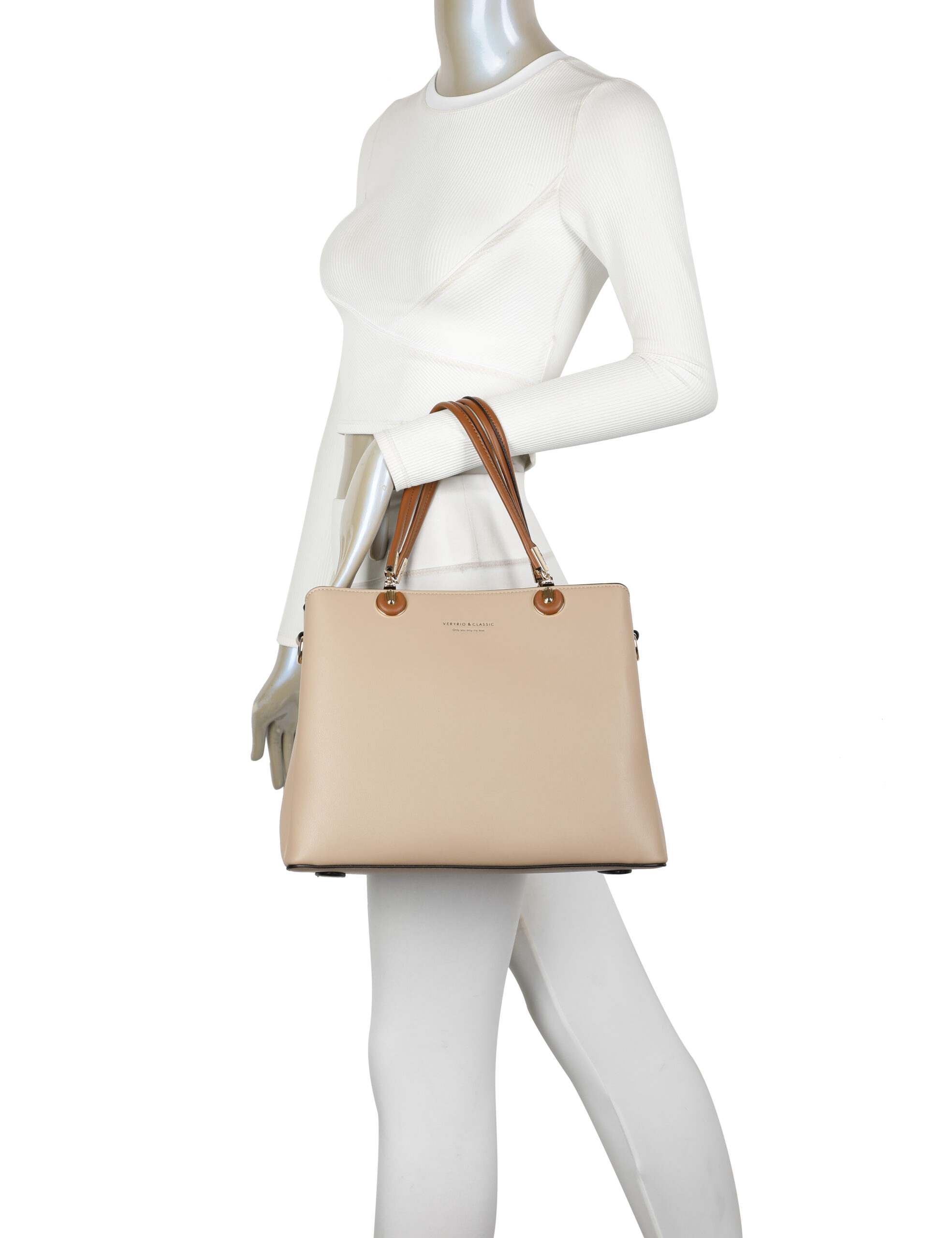 VR3431 BEGE BOLSA FEMININA – Veryrio Bolsas